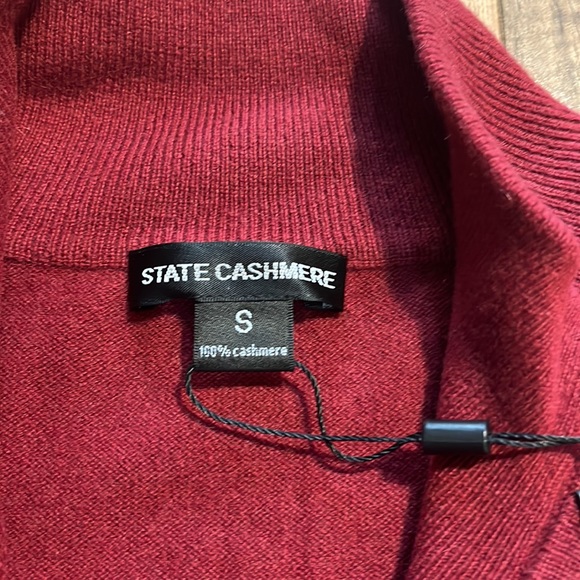 State Cashmere | Sweaters | State Cashmere Mockneck Quarter Zip Polo 0 ...